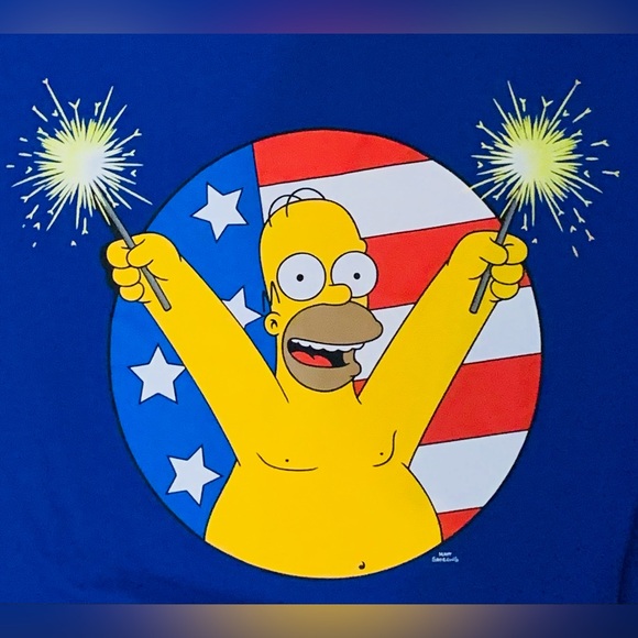 Simpsons | Shirts | The Simpsons Homer Woohoo Mens 2 Xl Graphic Tshirt ...